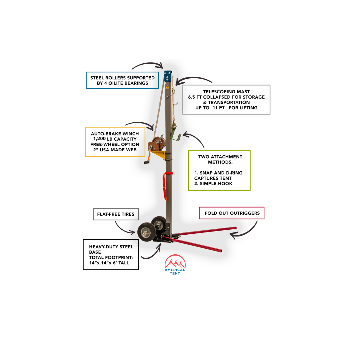 Effortlessly Set Up Your Tent with a Time-Saving Tent Jack