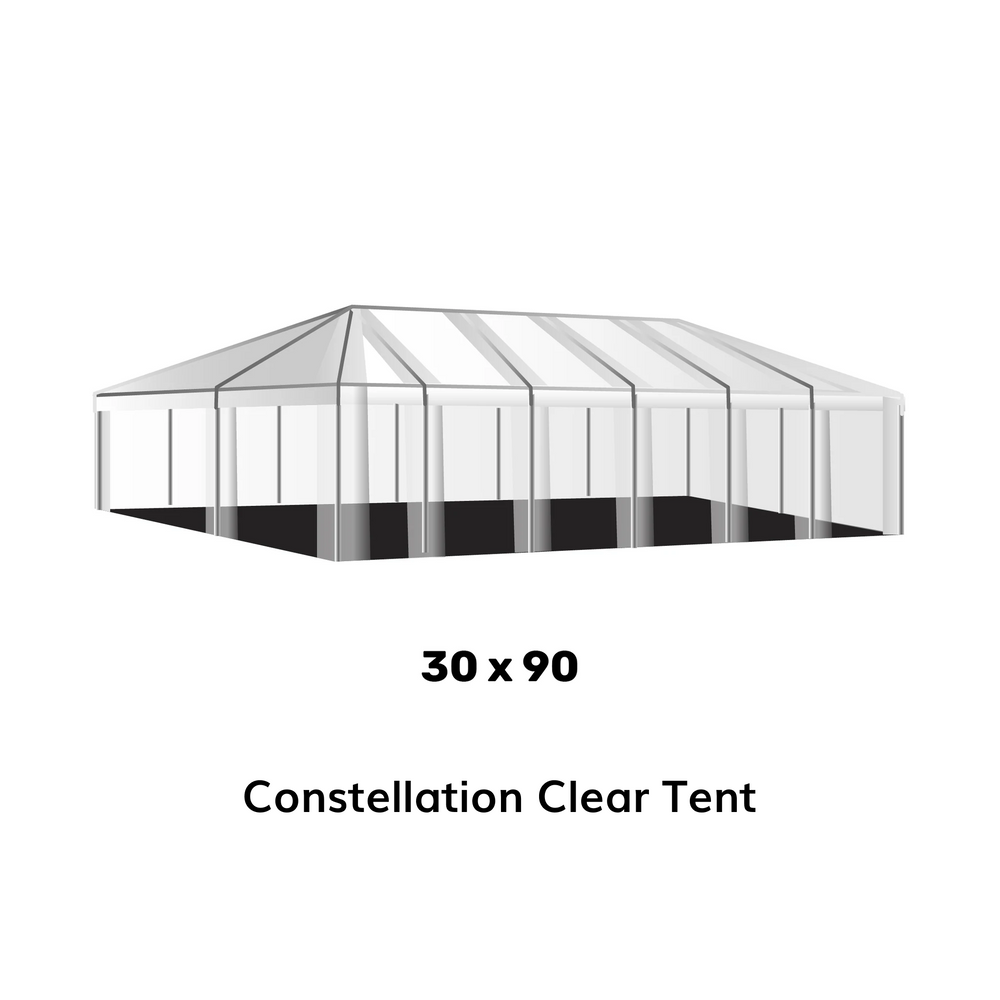 30x90 Clear Top Tent for Sale | American Tent