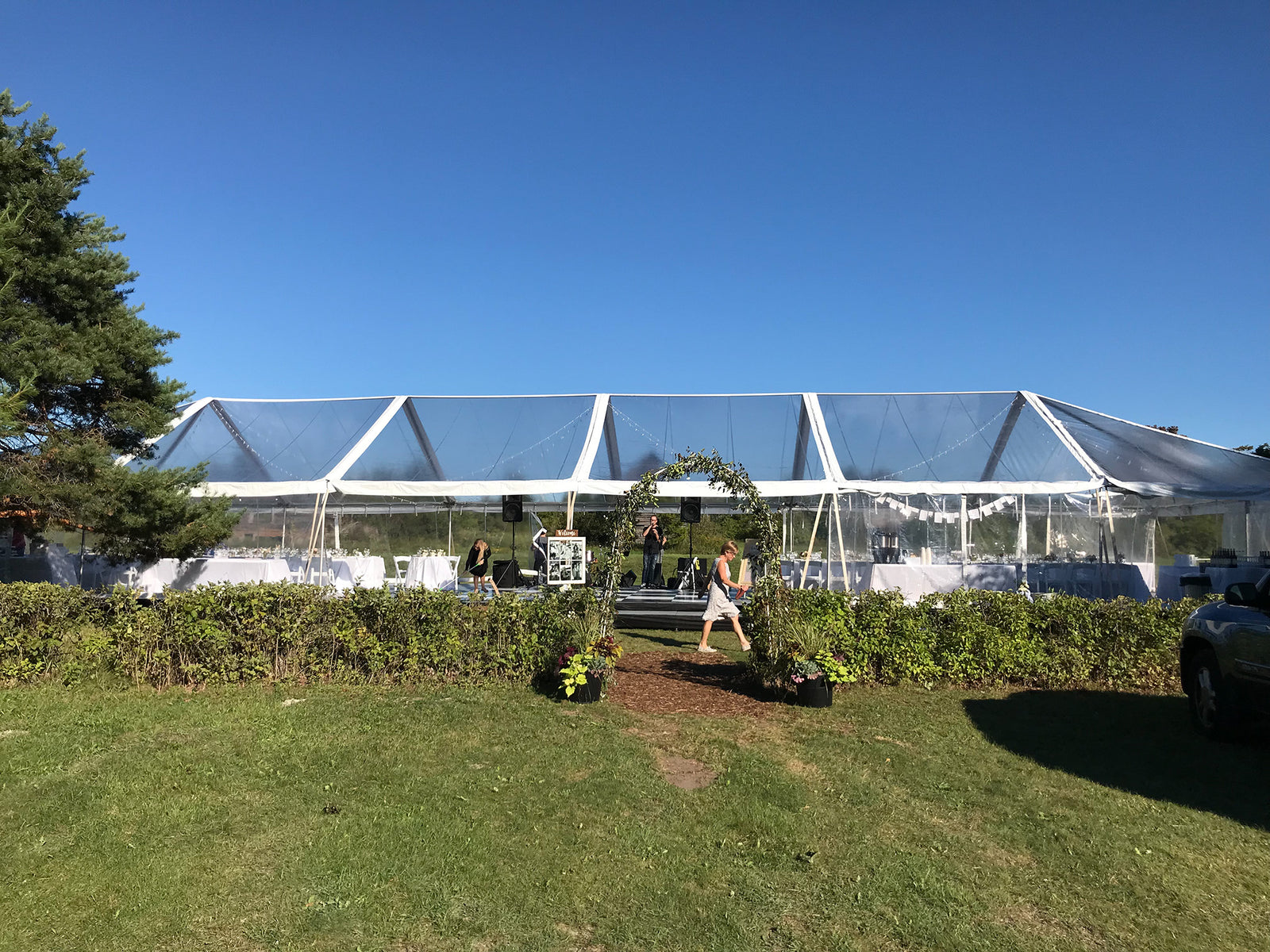 30x90 Clear Top Tent for Sale | American Tent